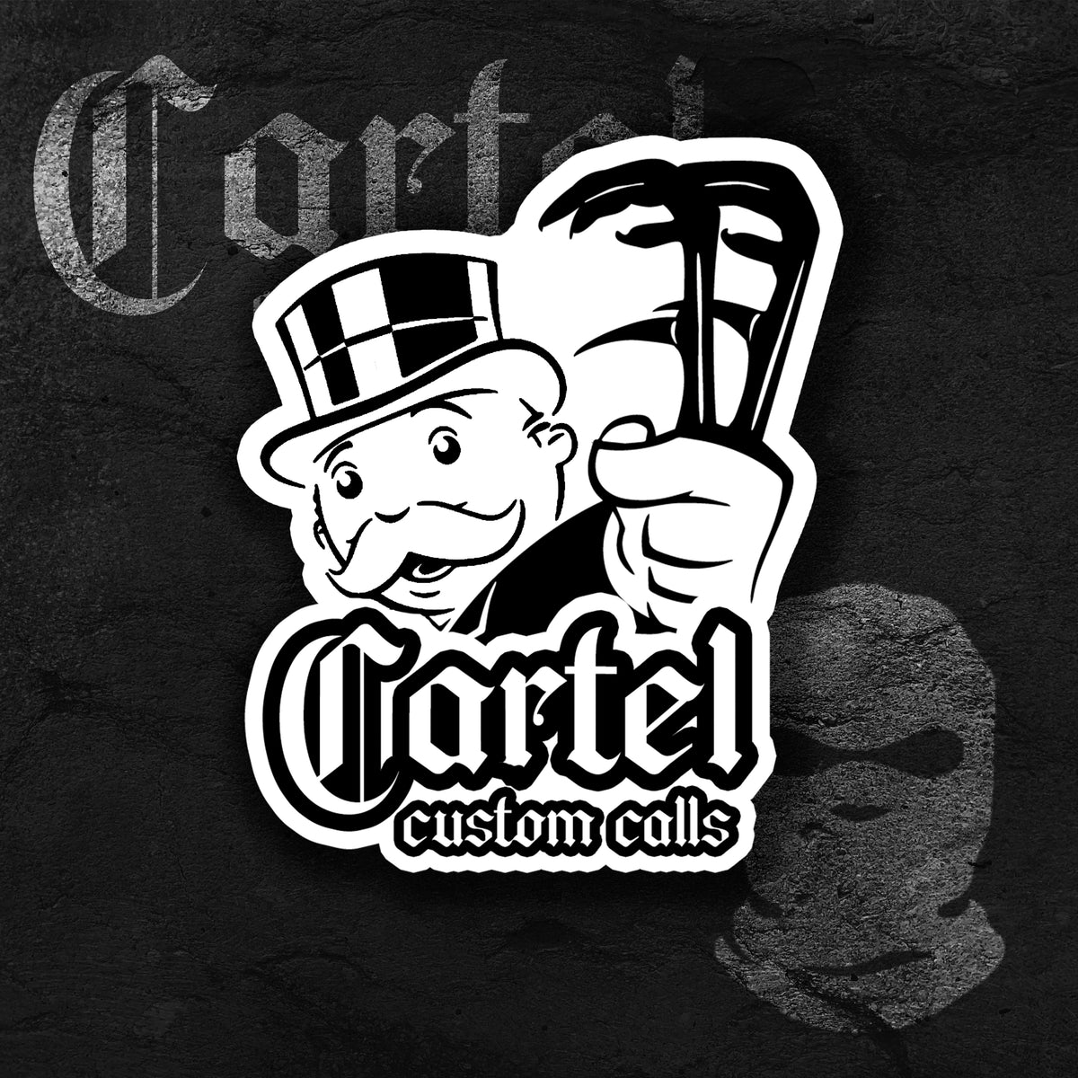 Made Man Icon Sticker – Cartel Custom Calls